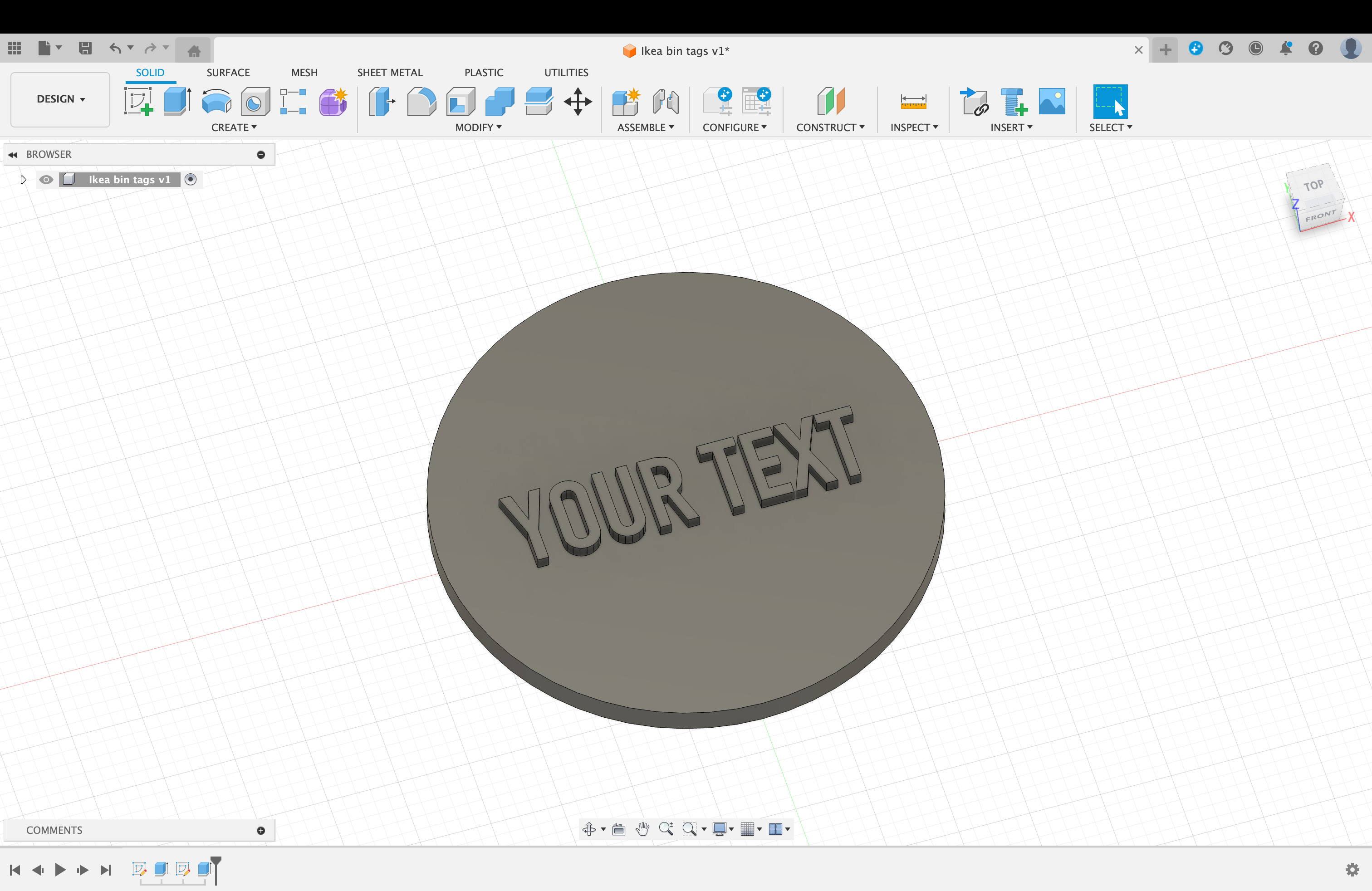 IKEA Bin Tag by I N | Download free STL model | Printables.com