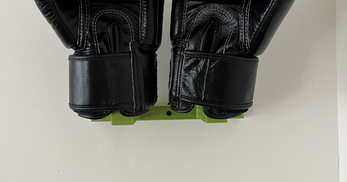 Boxing glove hanger by Snek | Download free STL model | Printables.com