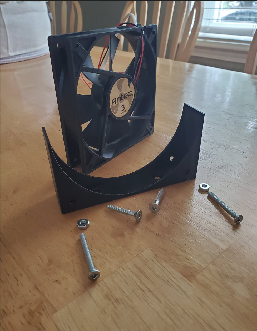 Base for 120 mm ( 5 inch ) fan by Rob Latour | Download free STL model ...