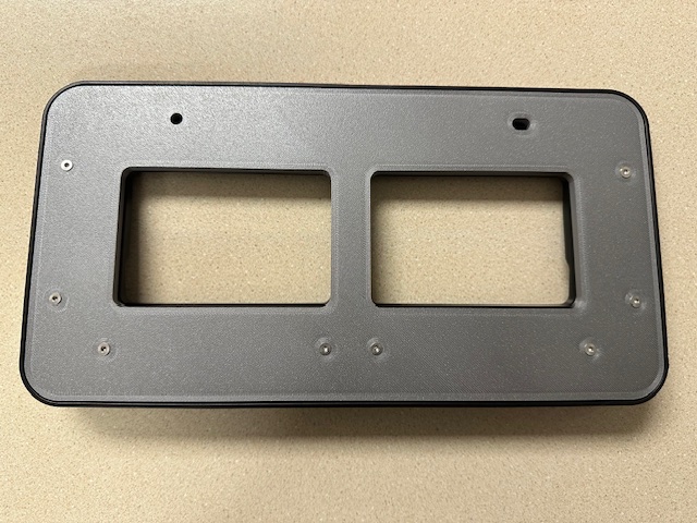 4th Gen Toyota Tacoma (75111-AK010) Front License Frame Bracket Filler ...