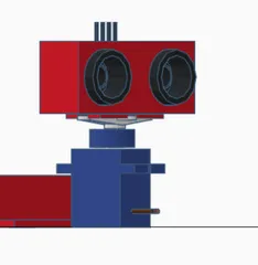 RCW-0001 Ultrasonic Sensor Case by Nuno | Download free STL model ...