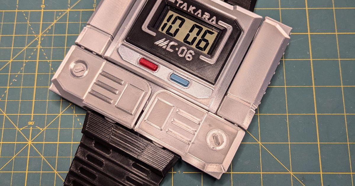 Takara MC-06 Kronoform Robot Watch Strap by Spradlinb | Download free ...
