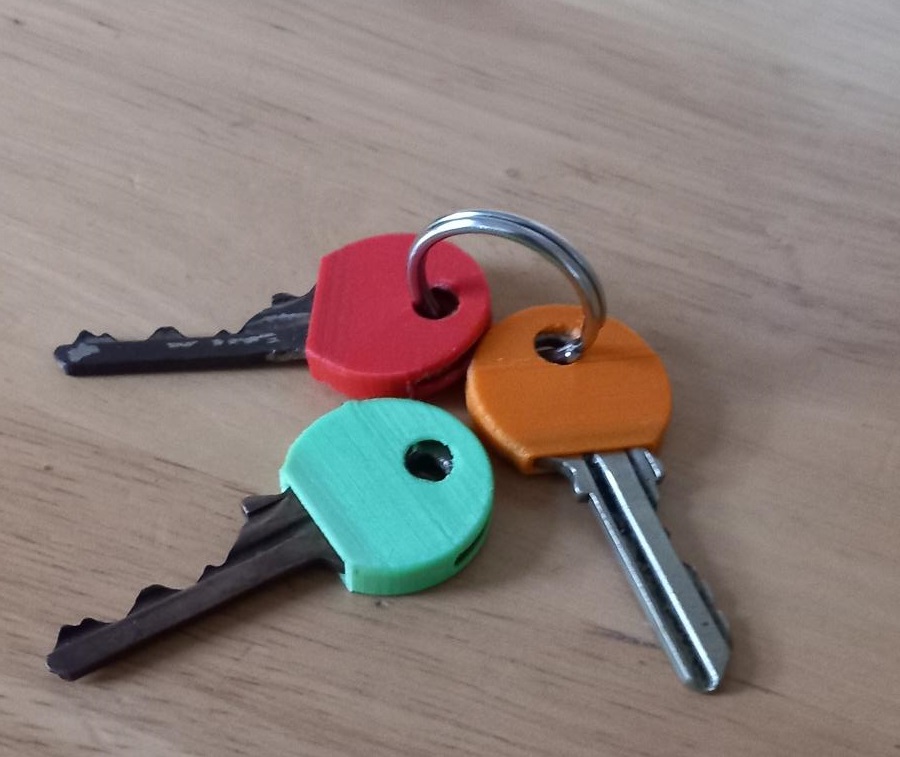Key sleeve, colour coded by MMPrint | Download free STL model ...