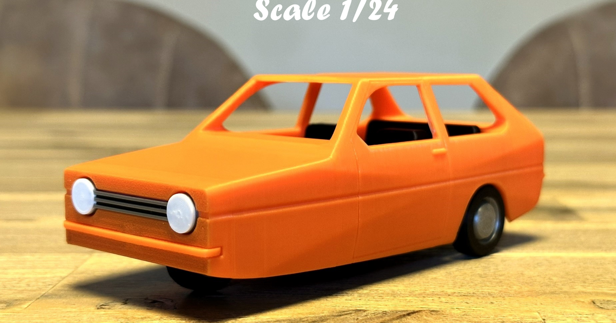 Reliant Robin MK1 model by Glen Waelbers | Download free STL model ...