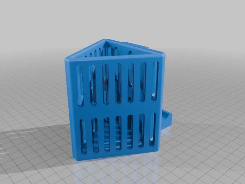 Triangular Pen pot Phone stand by R0ebot07 | Download free STL model ...