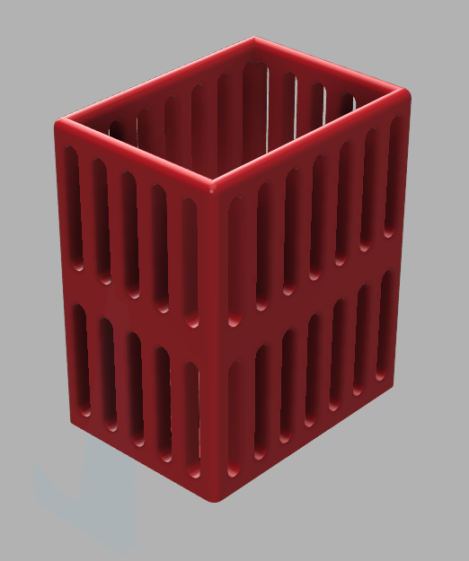 Rectangular Pen pot by R0ebot07 | Download free STL model | Printables.com