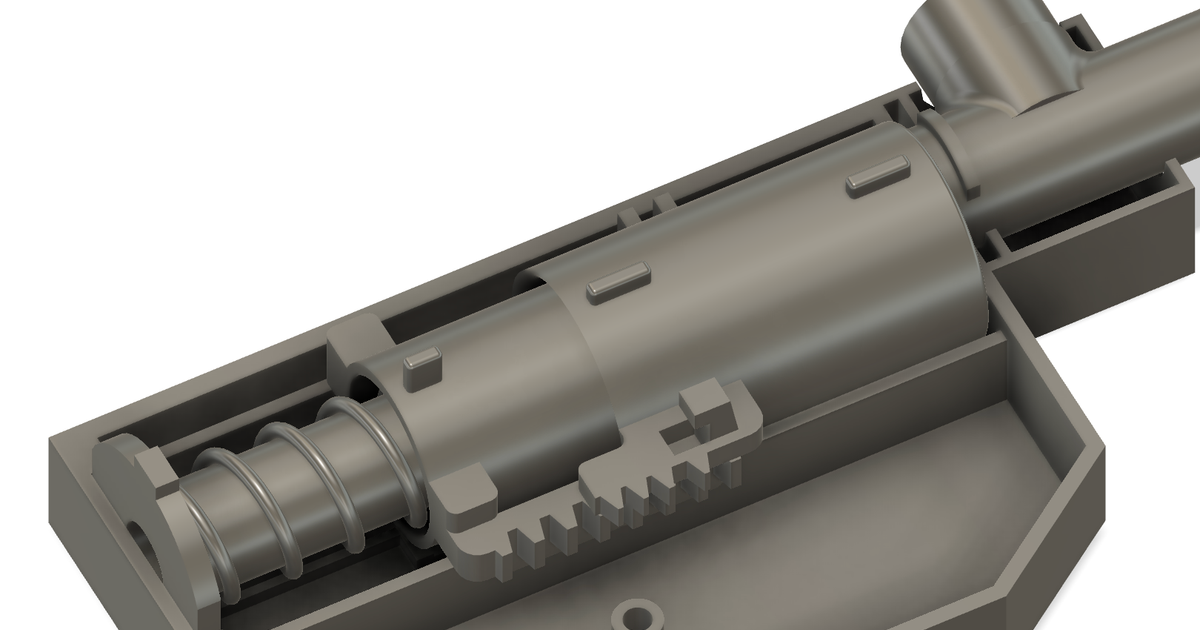 Gel Blaster Plungers & Spring Holder by Encryptal | Download free STL ...