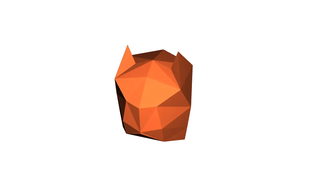 Batman Mask Low Poly (Keychain) by Leo_Careca | Download free STL model ...