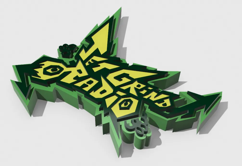 Jet Grind Radio+Jet Set Radio Logos by SaulSNES | Download free STL ...