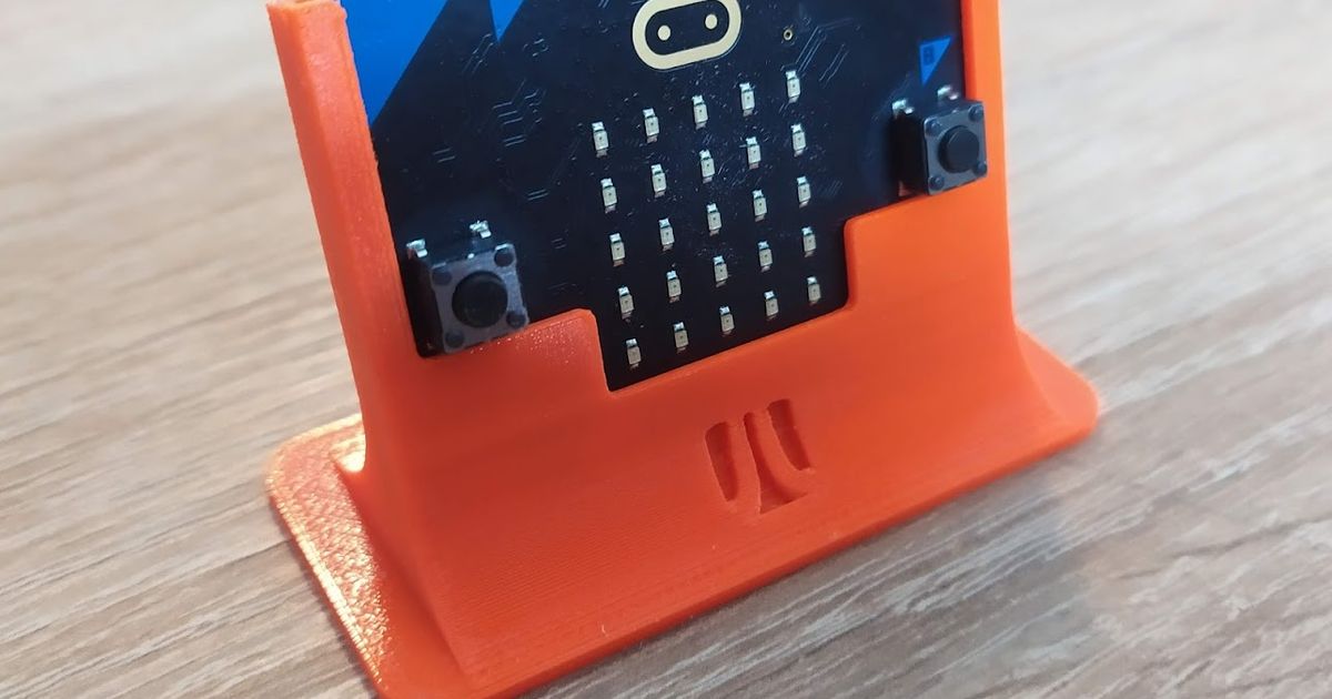Micro:bit stand by JL Creative Studio | Download free STL model ...