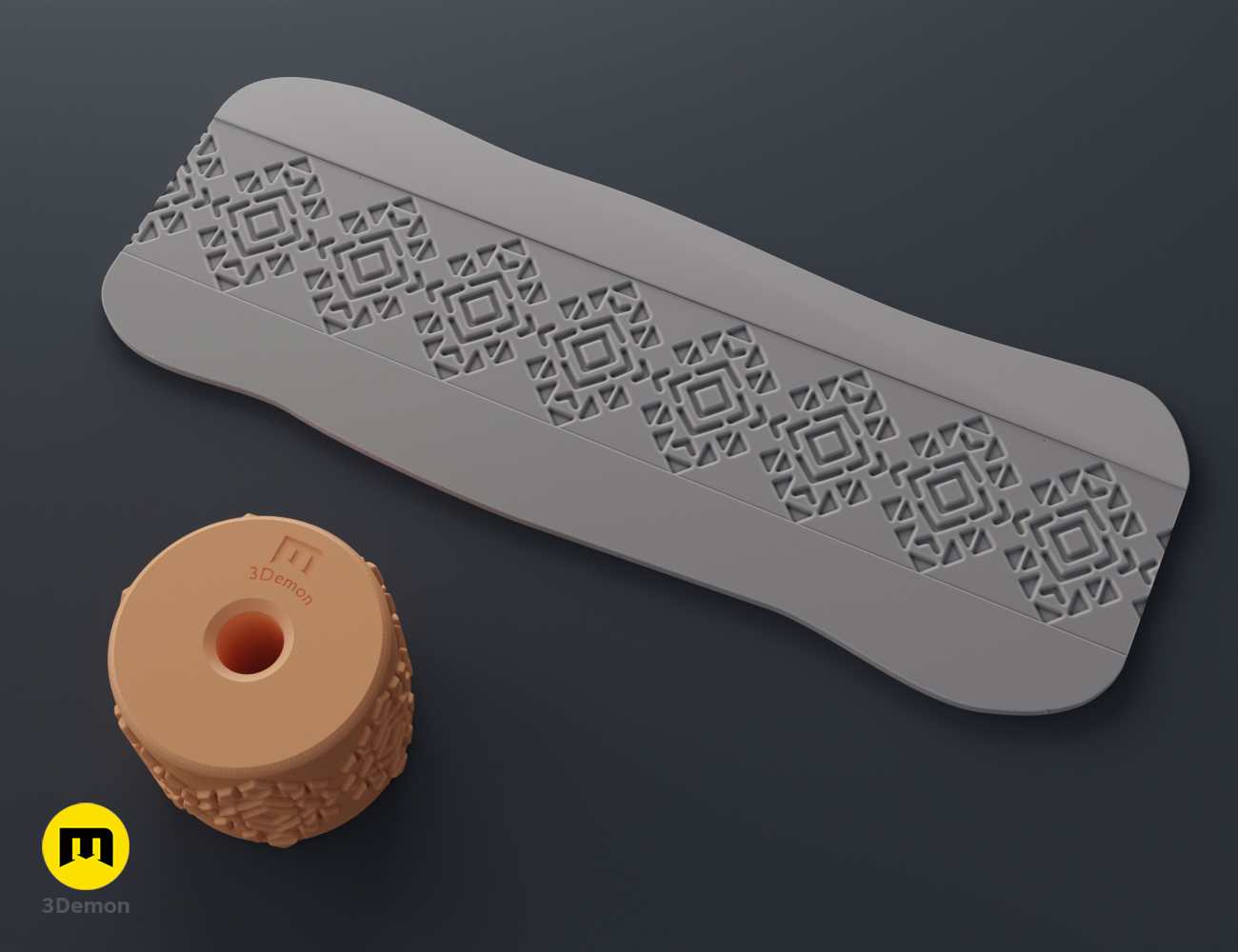 Texture Rollers Aztec middle Vol.1 (1-3) by 3Demon's Texture Rollers | Printables Store