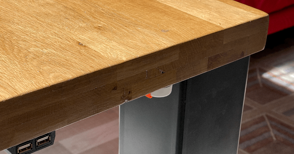 Philips Hue button cage under desk holder by DIYgrandpa | Download free ...