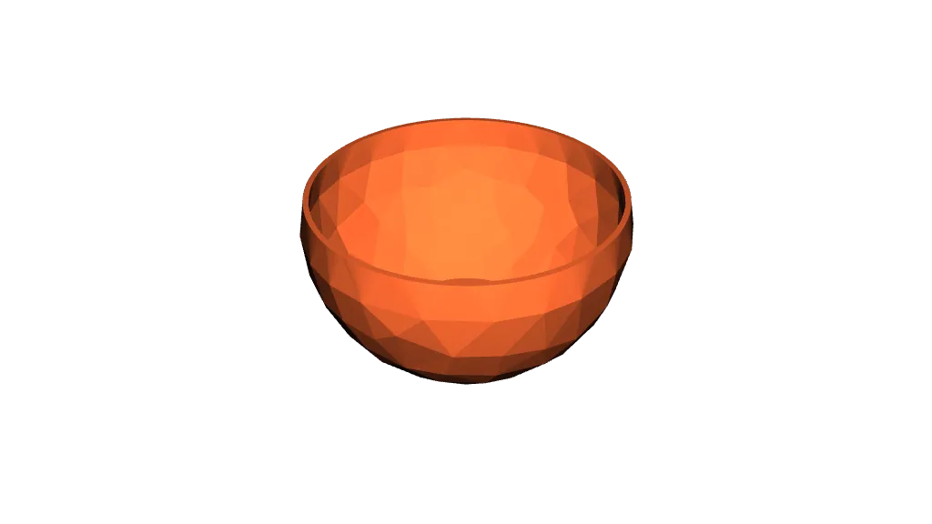 Stunning Low Poly Designer Bowl by Deltaprints | Download free STL ...