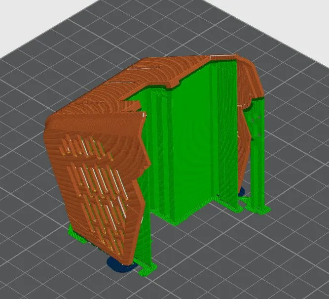 Artillery X4. Cover & fan shroud by happy3dth | Download free STL model ...