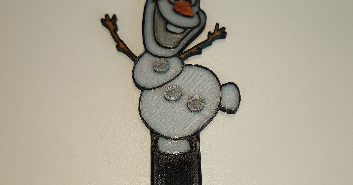 Disney Olaf wall hanger by RiotOne | Download free STL model ...