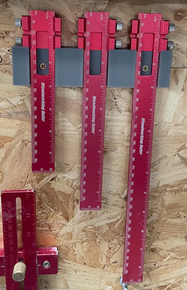 Holder for sliding ruler set wall mount by Ivar van Hartingsveldt ...