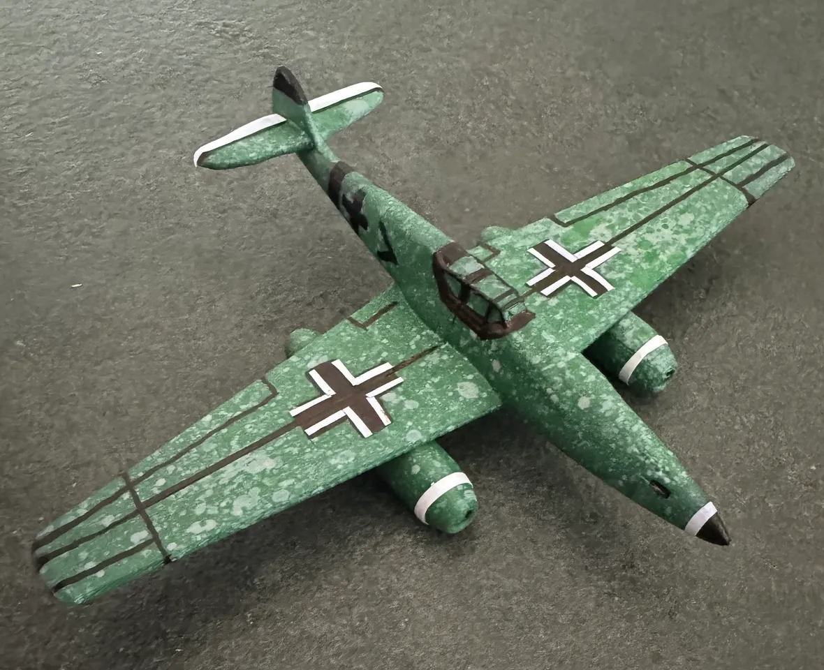 Messerschmitt Me 262 kit card by MM | Download free STL model ...