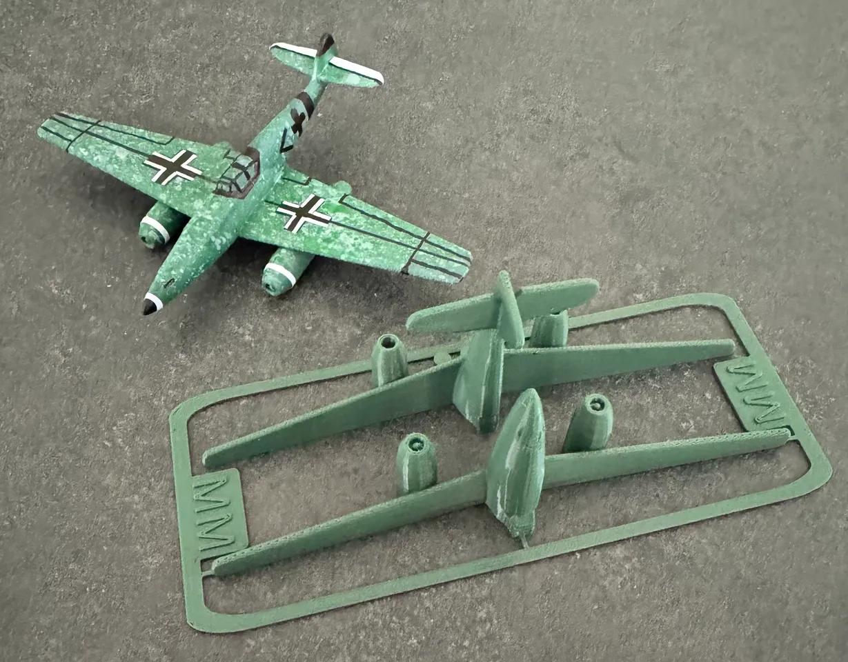 Messerschmitt Me 262 kit card by MM | Download free STL model ...