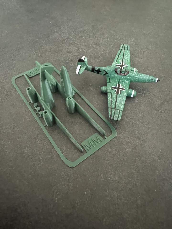 Messerschmitt Me 262 kit card by MM | Download free STL model ...