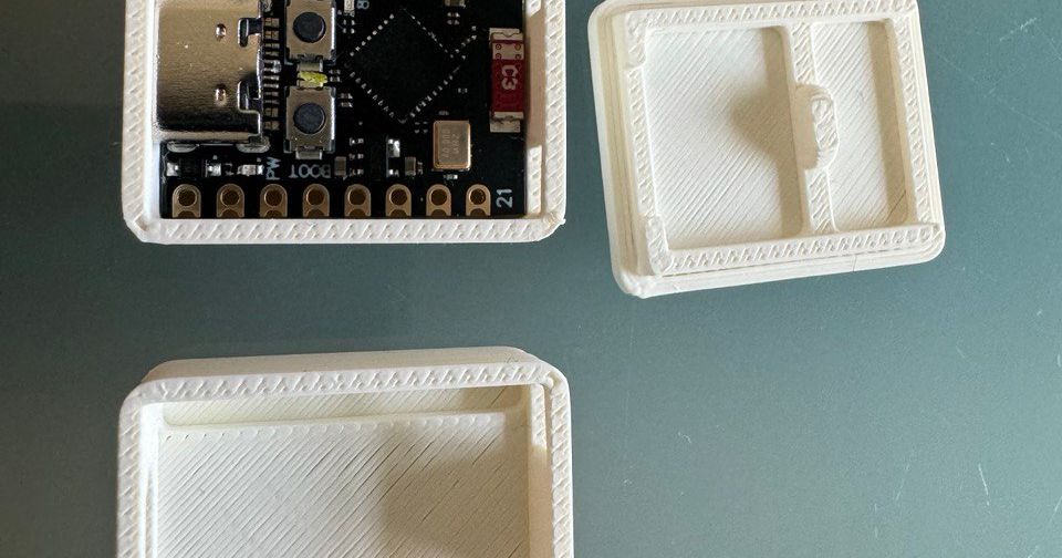 ESP32 Super Mini Enclosure by S. Barsoumian | Download free STL model ...