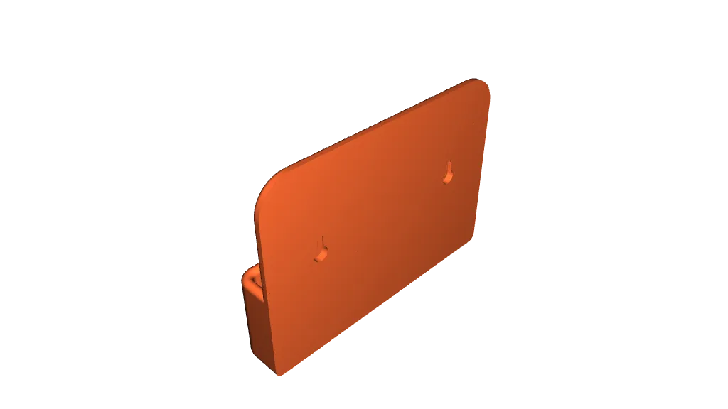 Remote and WIFI Router Wall Mount by Artemi | Download free STL model ...