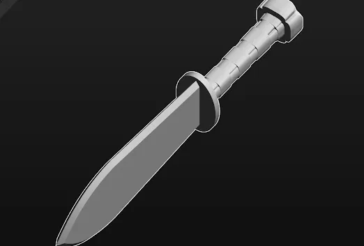 FANTASY DWARF DAGGER PROP by NovaLabs3D | Download free STL model ...