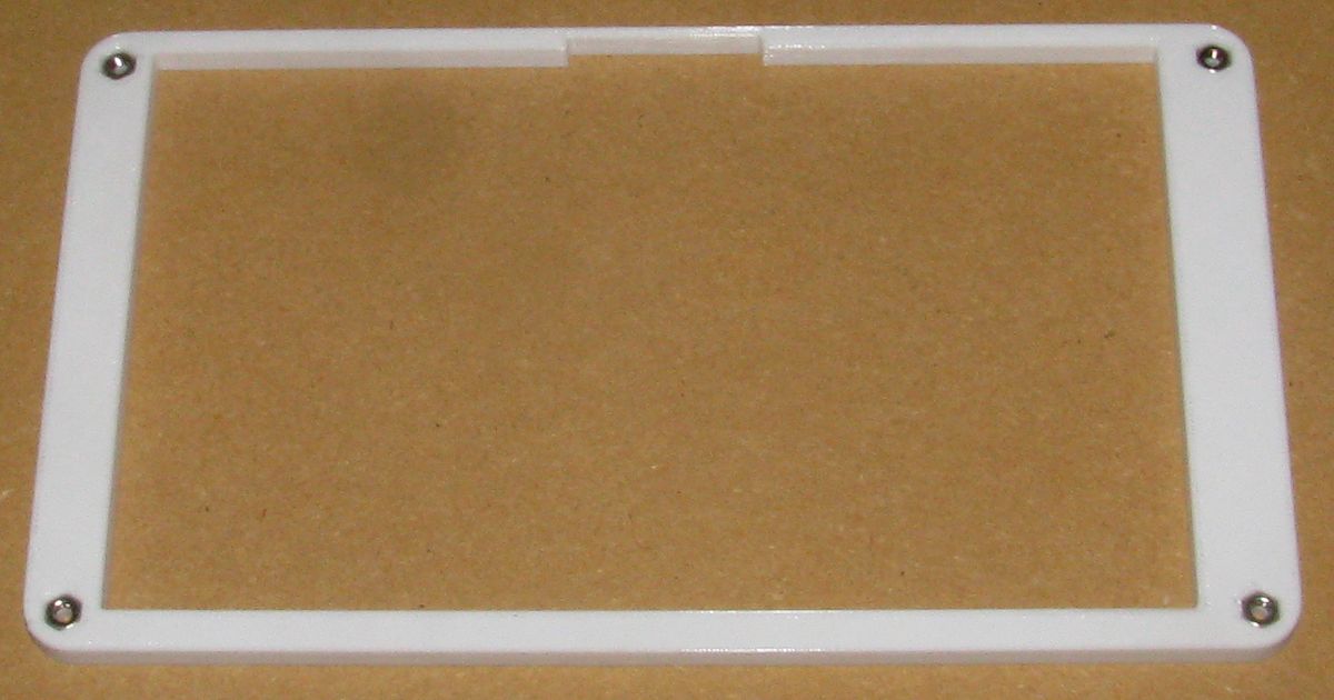 RPi Zero DISP 7A case - hex nut frame by Carnildo | Download free STL ...