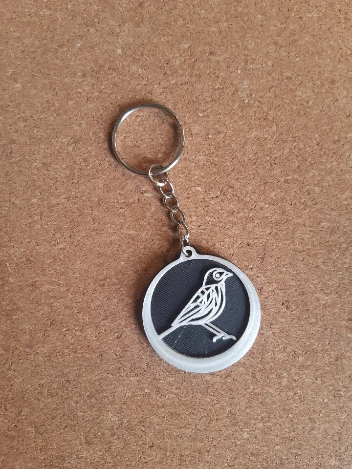 Bird 2 keychain by Wonter | Download free STL model | Printables.com