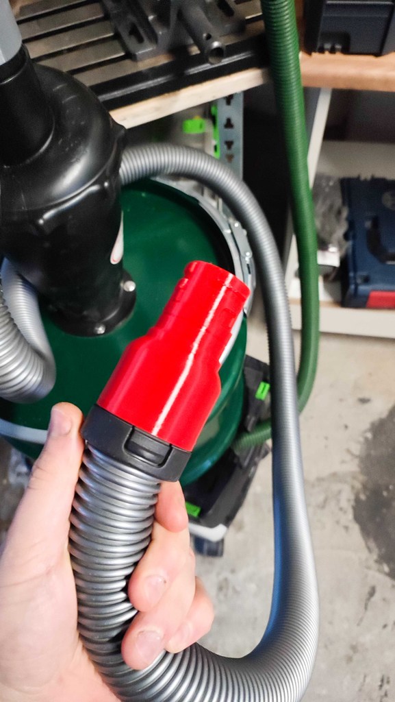 Festool Vacuum cleander adapter male part (.stl, Fusion, step) von ...