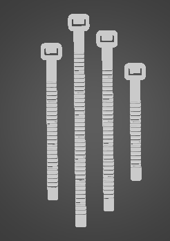 Working 3d printed zip-tie in 4 sizes by Zachary Zachary | Download ...