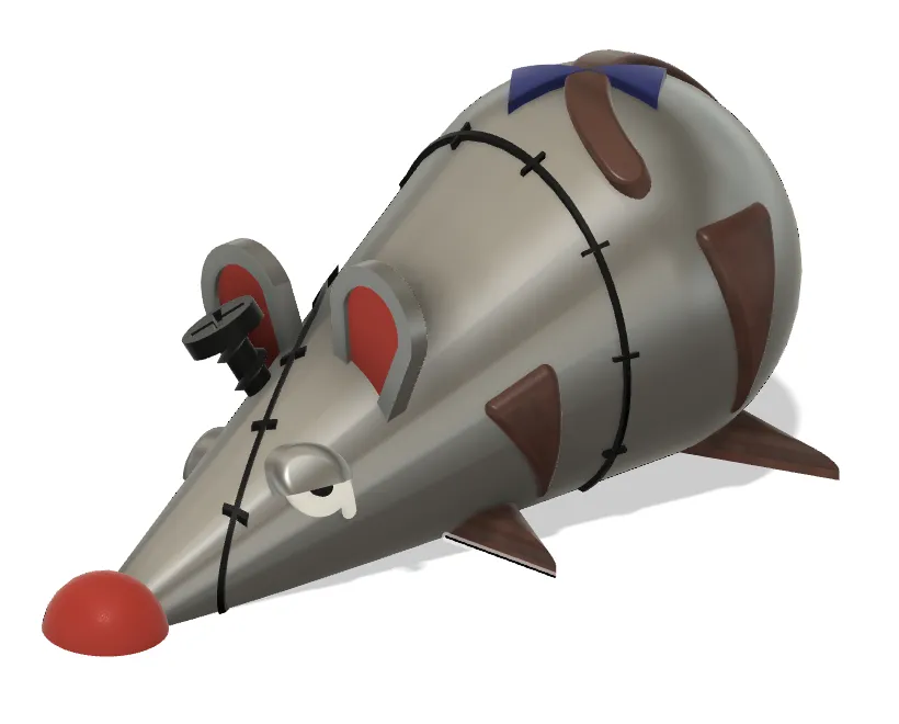 Dr. Nova(e) Lab Rat Mascot by SweatJP | Download free STL model ...