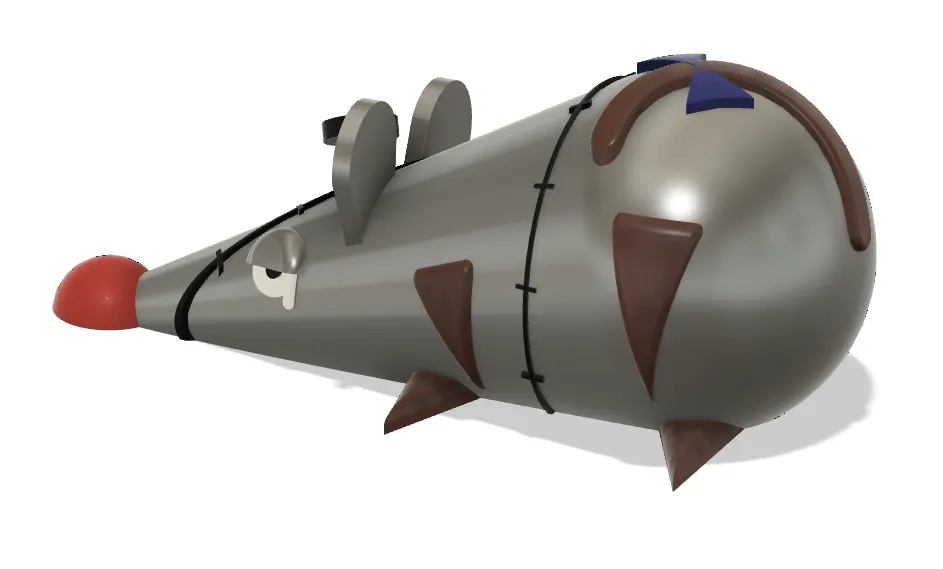 Dr. Nova(e) Lab Rat Mascot by SweatJP | Download free STL model ...