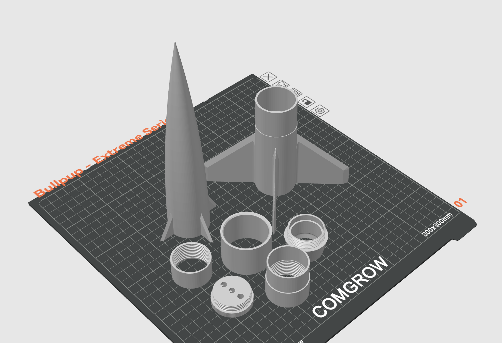 AGM-12D Bullpup - Extreme Series Model Rocket Builder's Kit von David ...