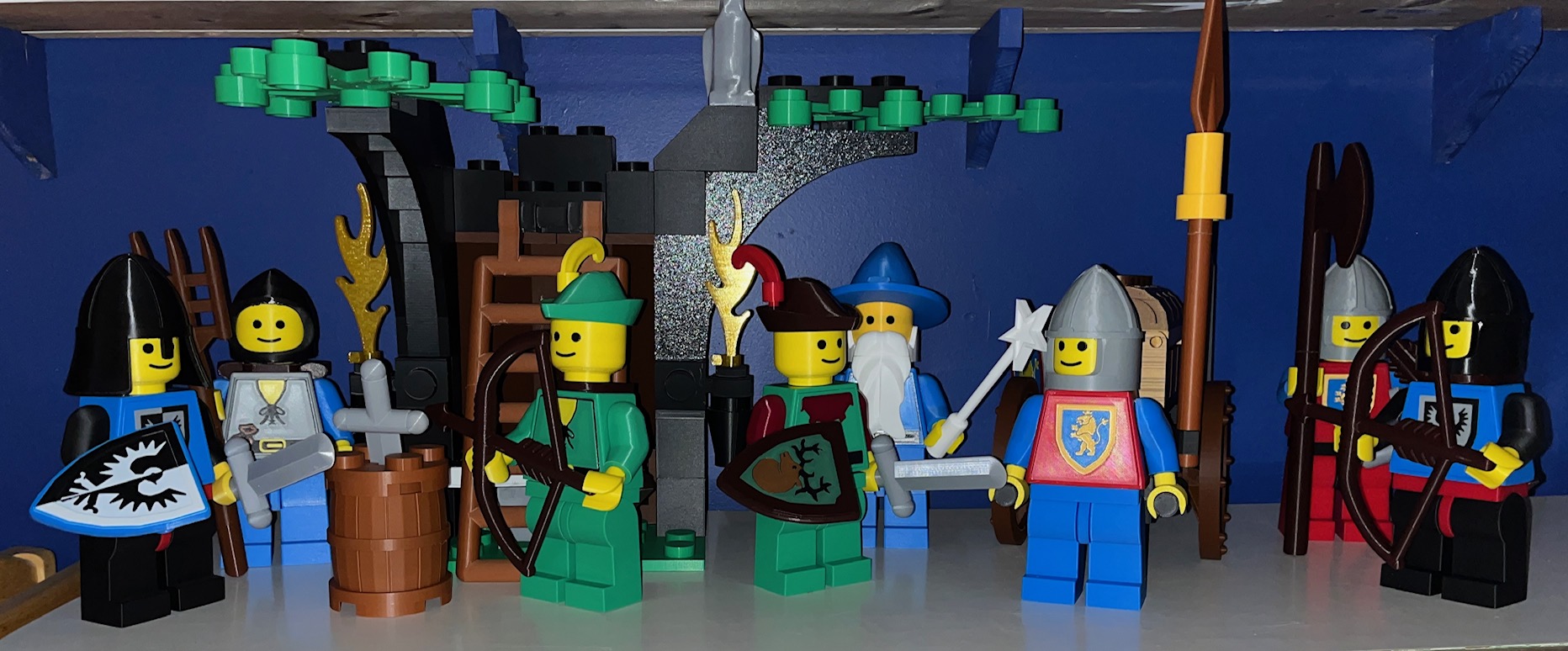 Mega-sized Lego-like Castles Themed Mini-Figures (5:1 Scale) - Set 3 by ...