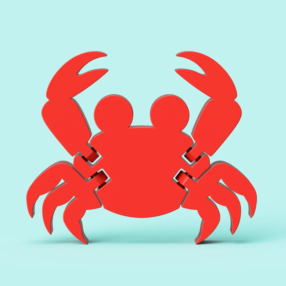 Articulated Crab by FORM 3D | Download free STL model | Printables.com