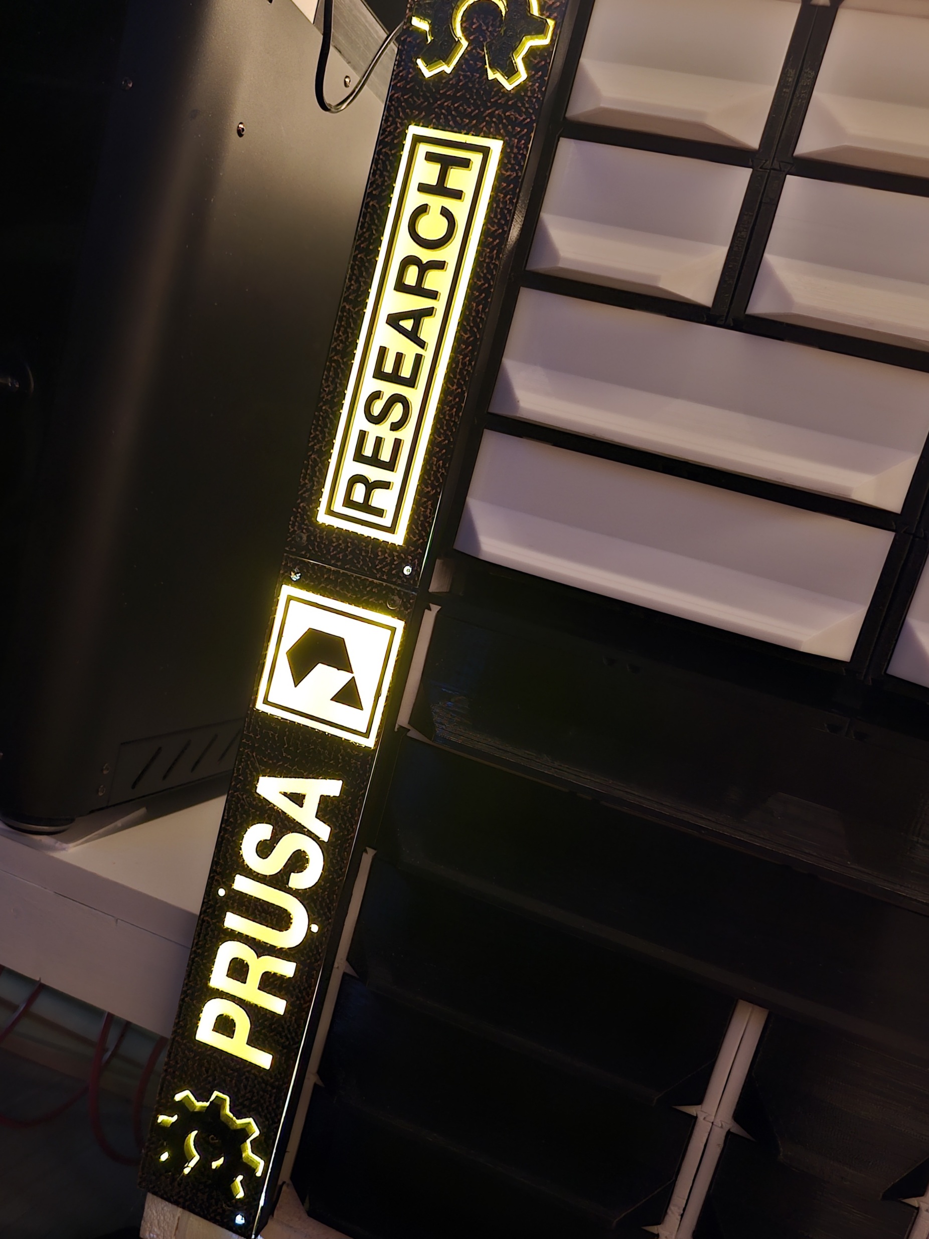 Led LOGO panel PRUSA (PART2) by TXT-Tlusty | Download free STL model ...