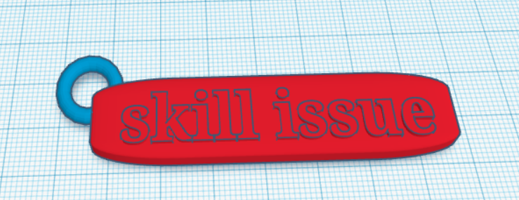 skill issue name tag by Kaan Benli | Download free STL model ...