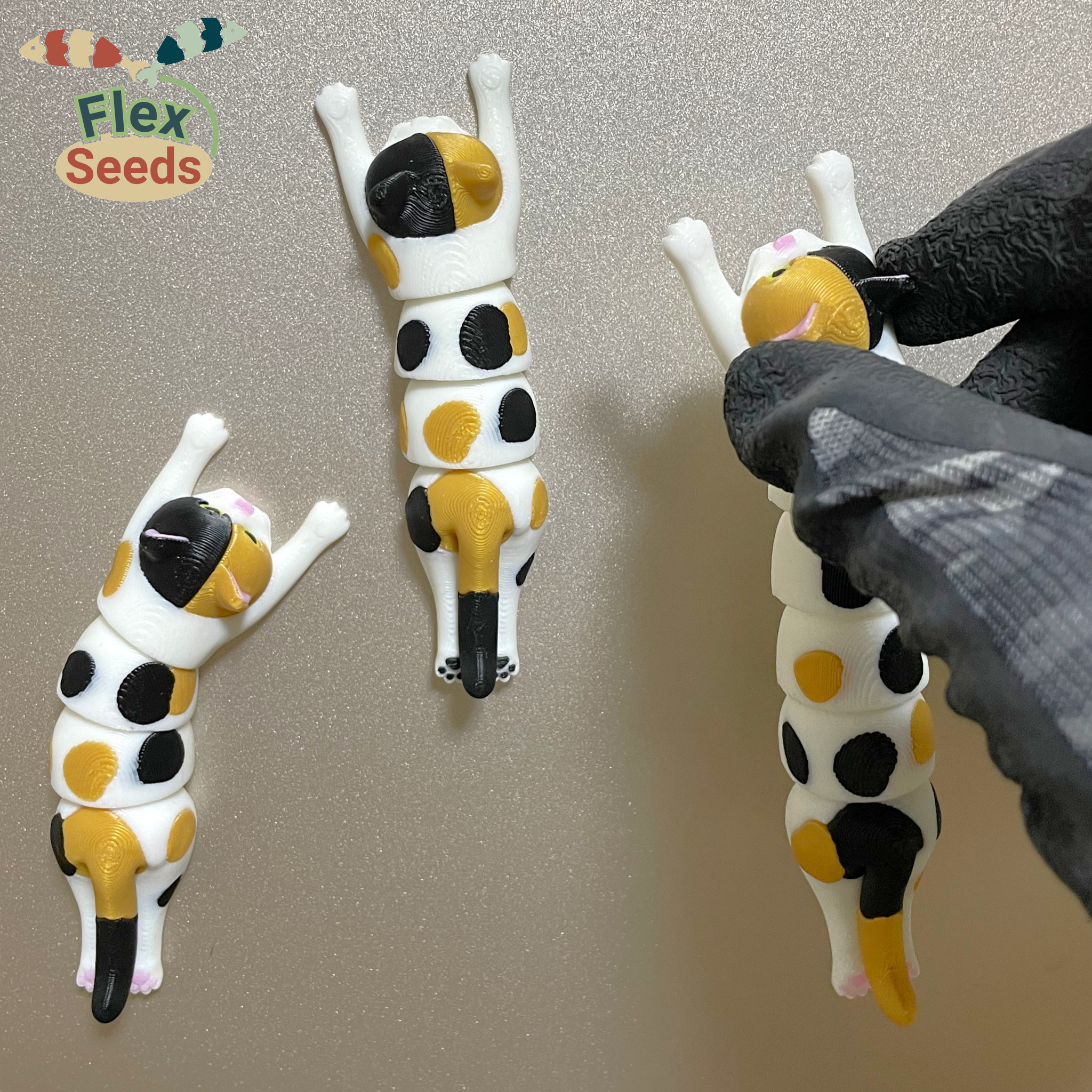 Flexi Holding Cat Combo Set (Print-in-place) by 3D_Flexseeds ...