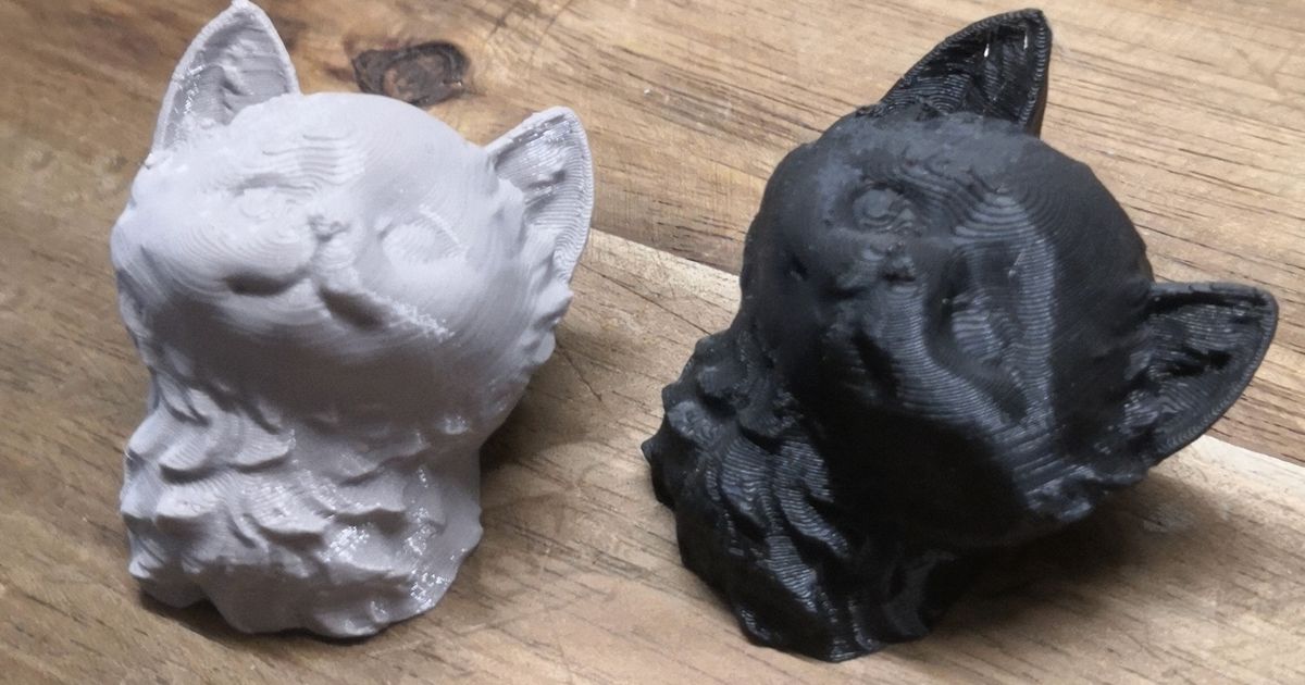 Kitten Fridge Magnet by micha | Download free STL model | Printables.com