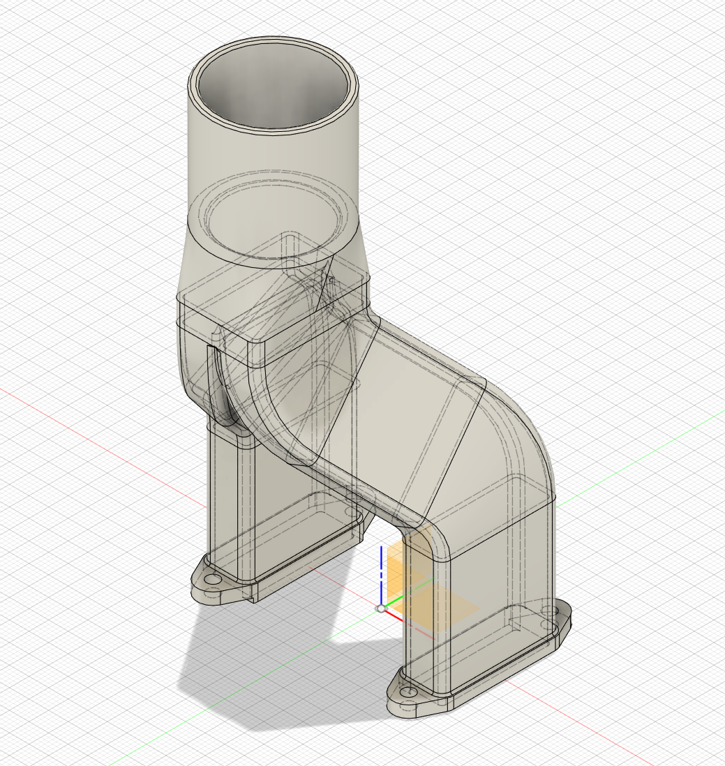 FLSUN_SR - Y duct for deported blower system like CPAP by Marco Sandri ...