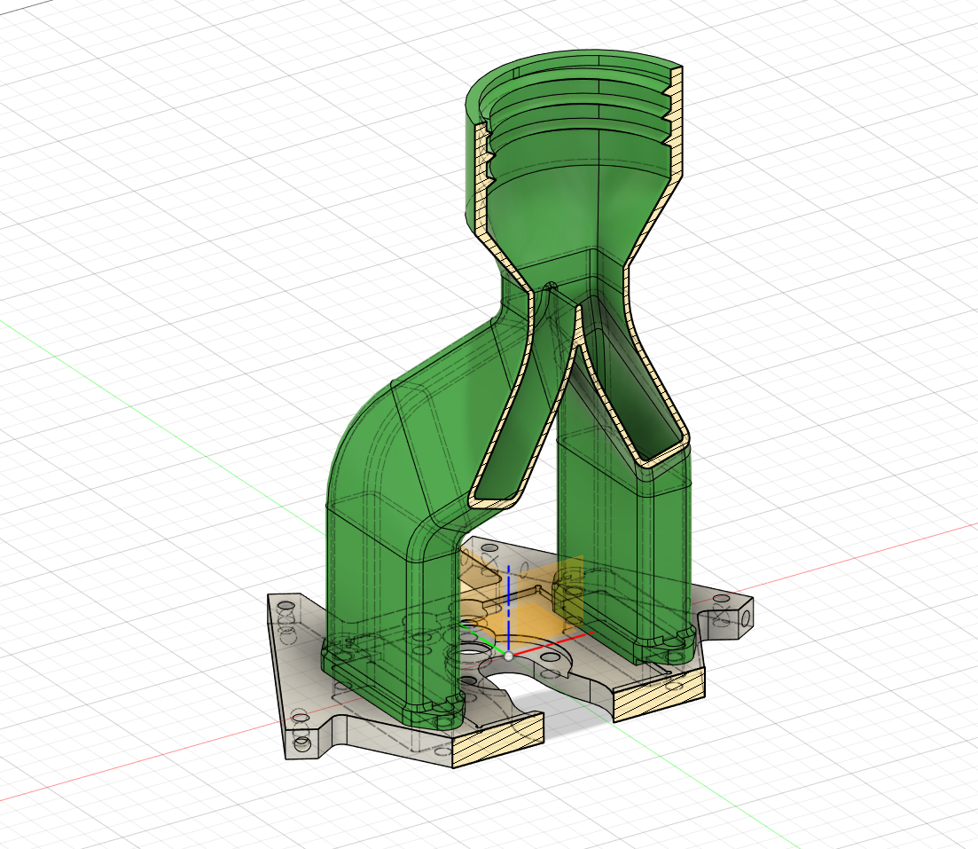 FLSUN_SR - Y duct for deported blower system like CPAP by Marco Sandri ...