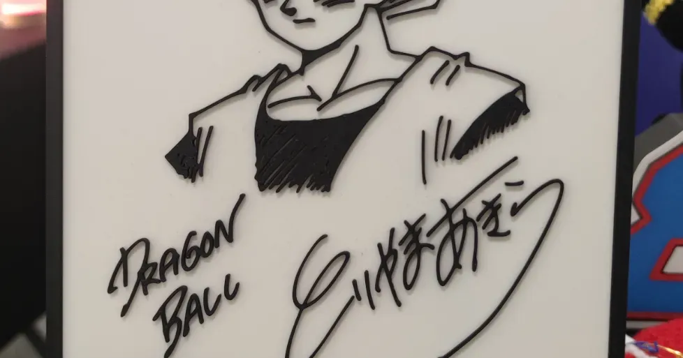Original Akira Toriyama signed art Dragon Ball von Fernando Ureña ...