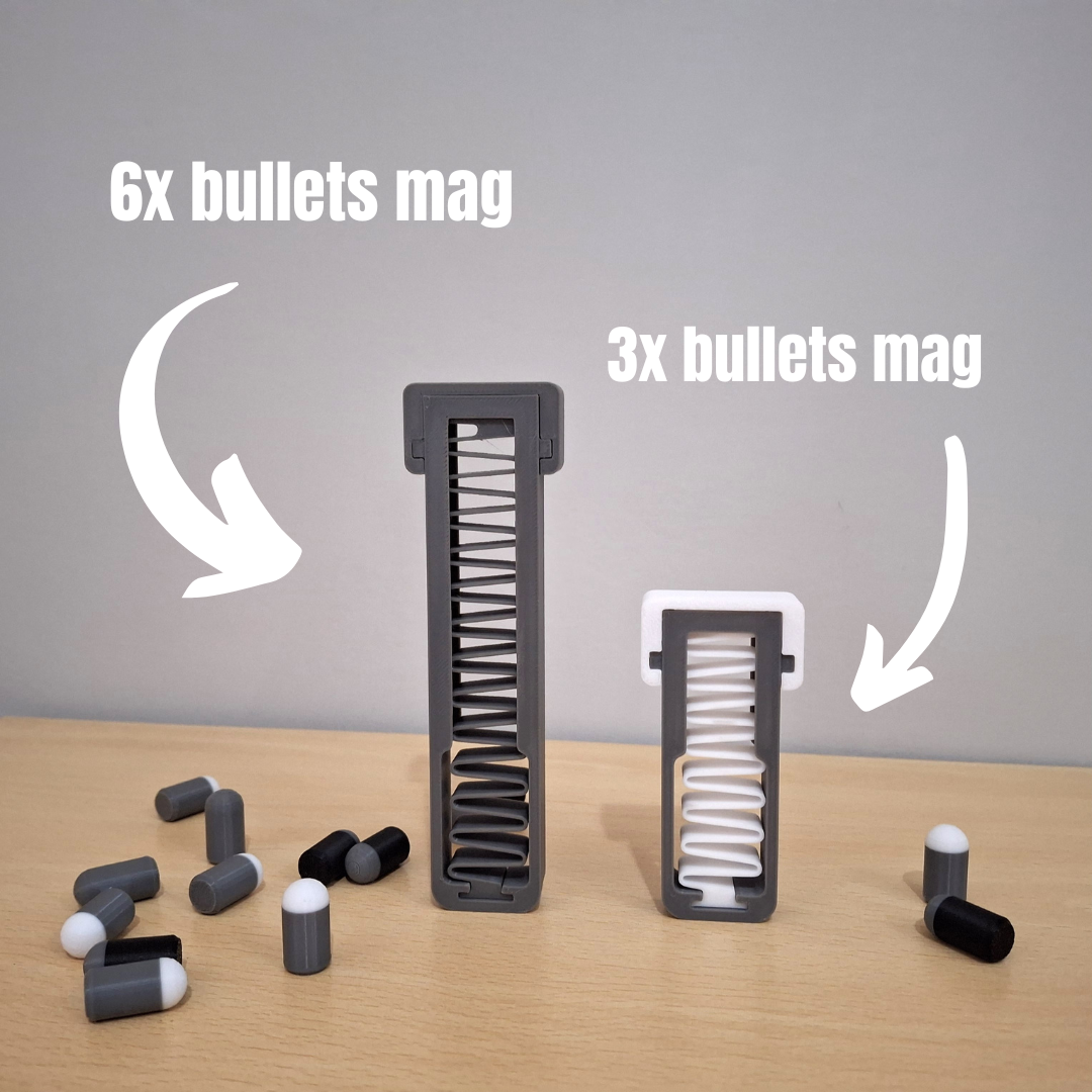 Spring Gun V2 - Shoots fake bullets with magazine by LucaDilo ...