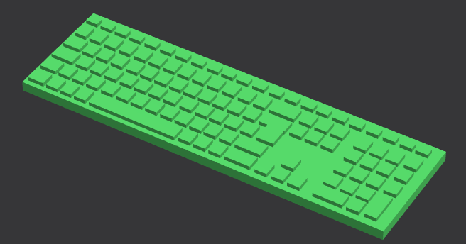 Tiny Keyboard by ITI Tech | Download free STL model | Printables.com