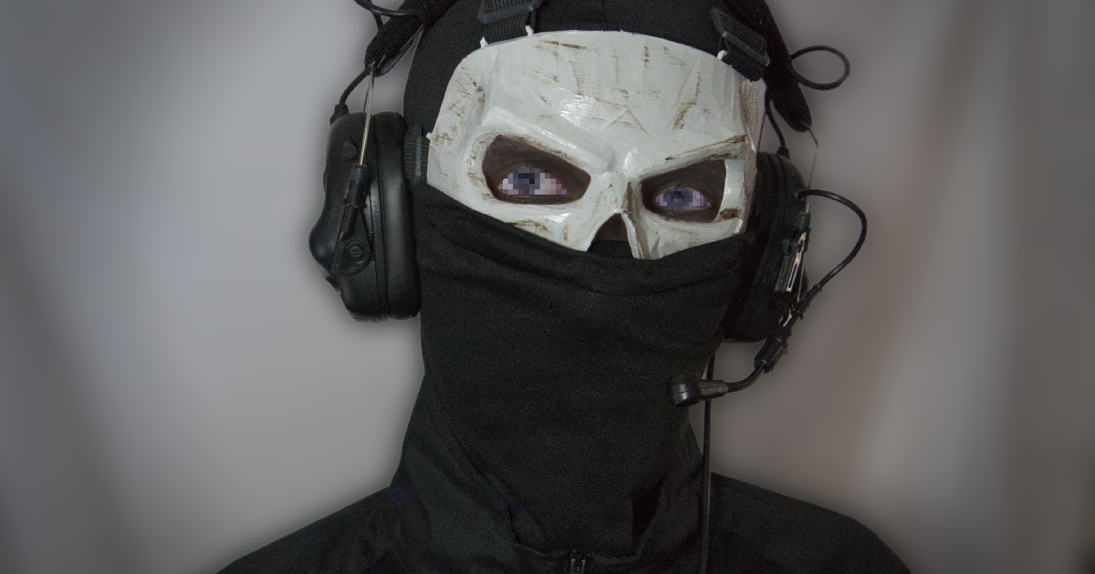 Ghost Red Team 141 Operator Mask (with Sewing Holes) by FaboElChapo ...