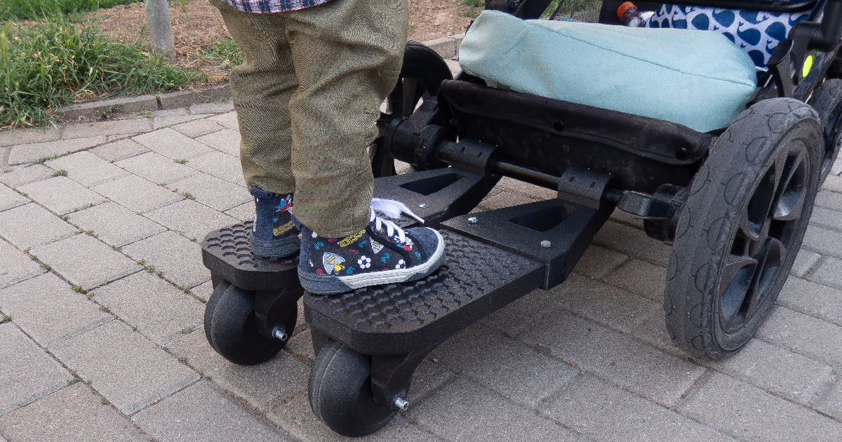 Stroller skate upgrade for kinderkraft stroller (not optimal) by Jakub ...