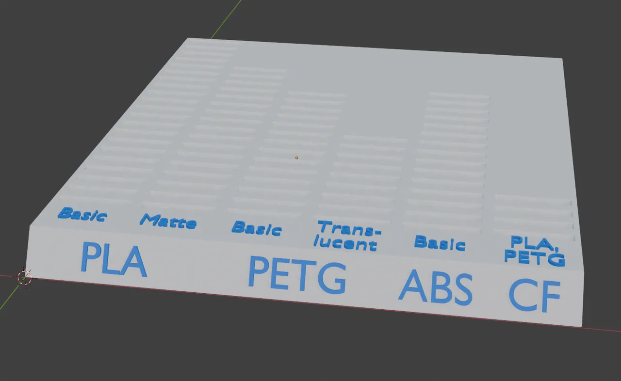 Minimal Organiser for New Bambu Swatches by 0756 Makes | Download free ...