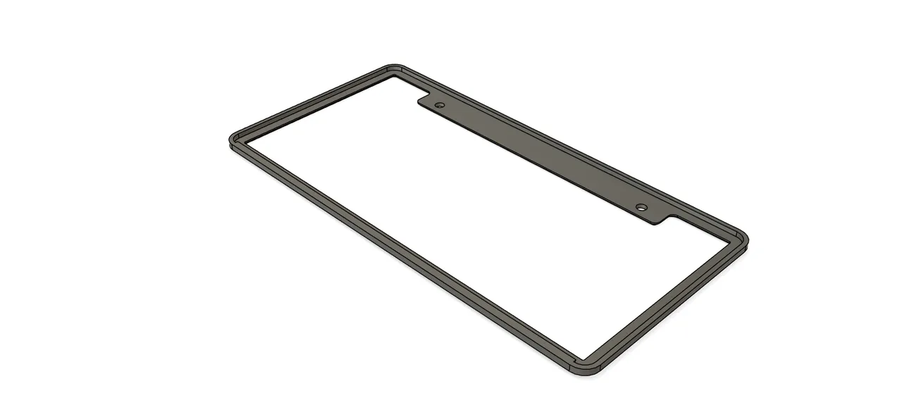 License Plate Holder by EastMemphis | Download free STL model ...