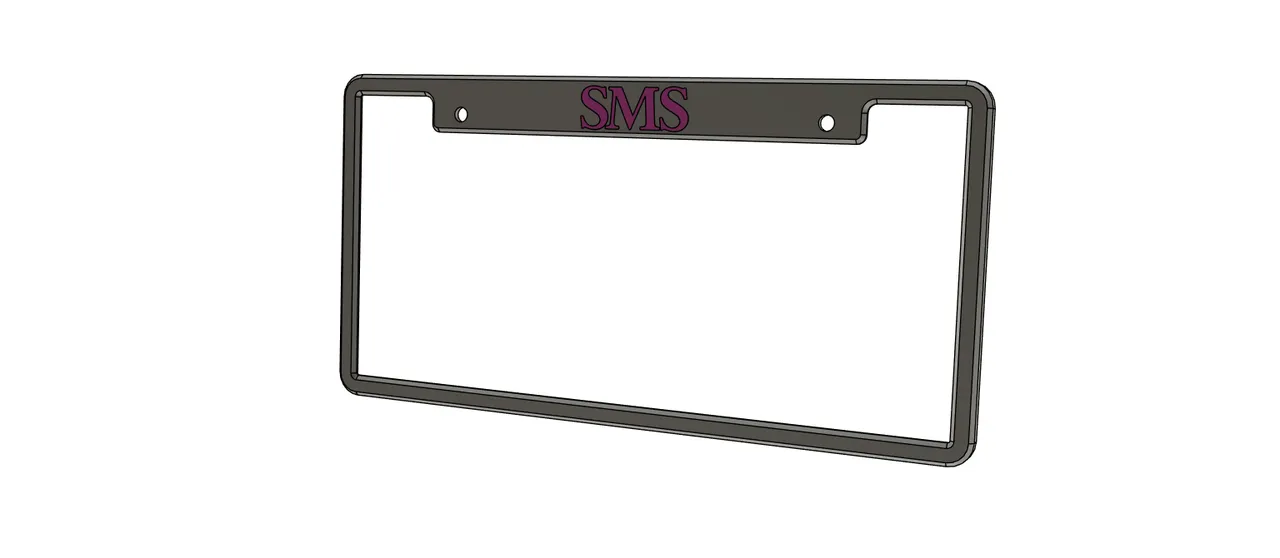 License Plate Holder by EastMemphis | Download free STL model ...