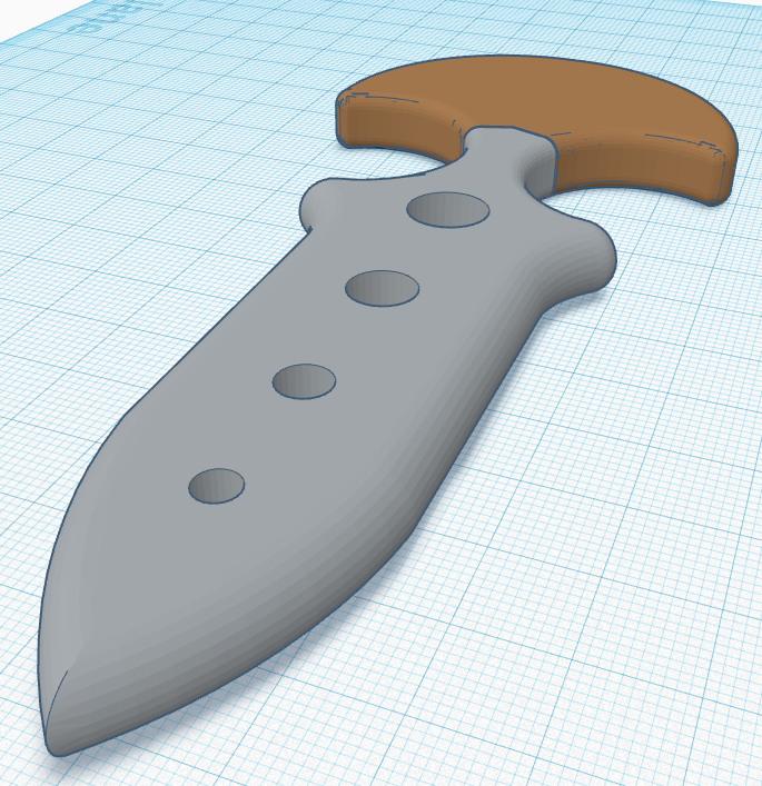 Basic push dagger by Layerpix | Download free STL model | Printables.com
